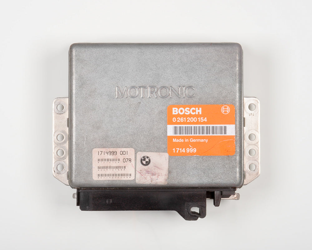 BMW E30 ECU Engine Control Unit Motronic Orange Label 154 DME 12141730 ...
